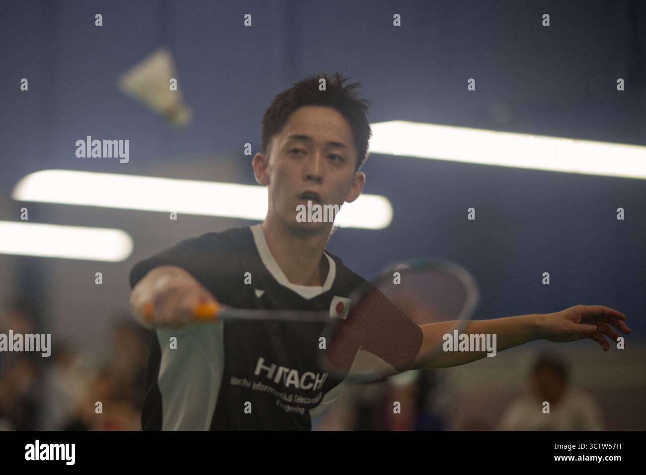 Koya Iwano of Japan seen in action during the Men's Single Round of 64 ...