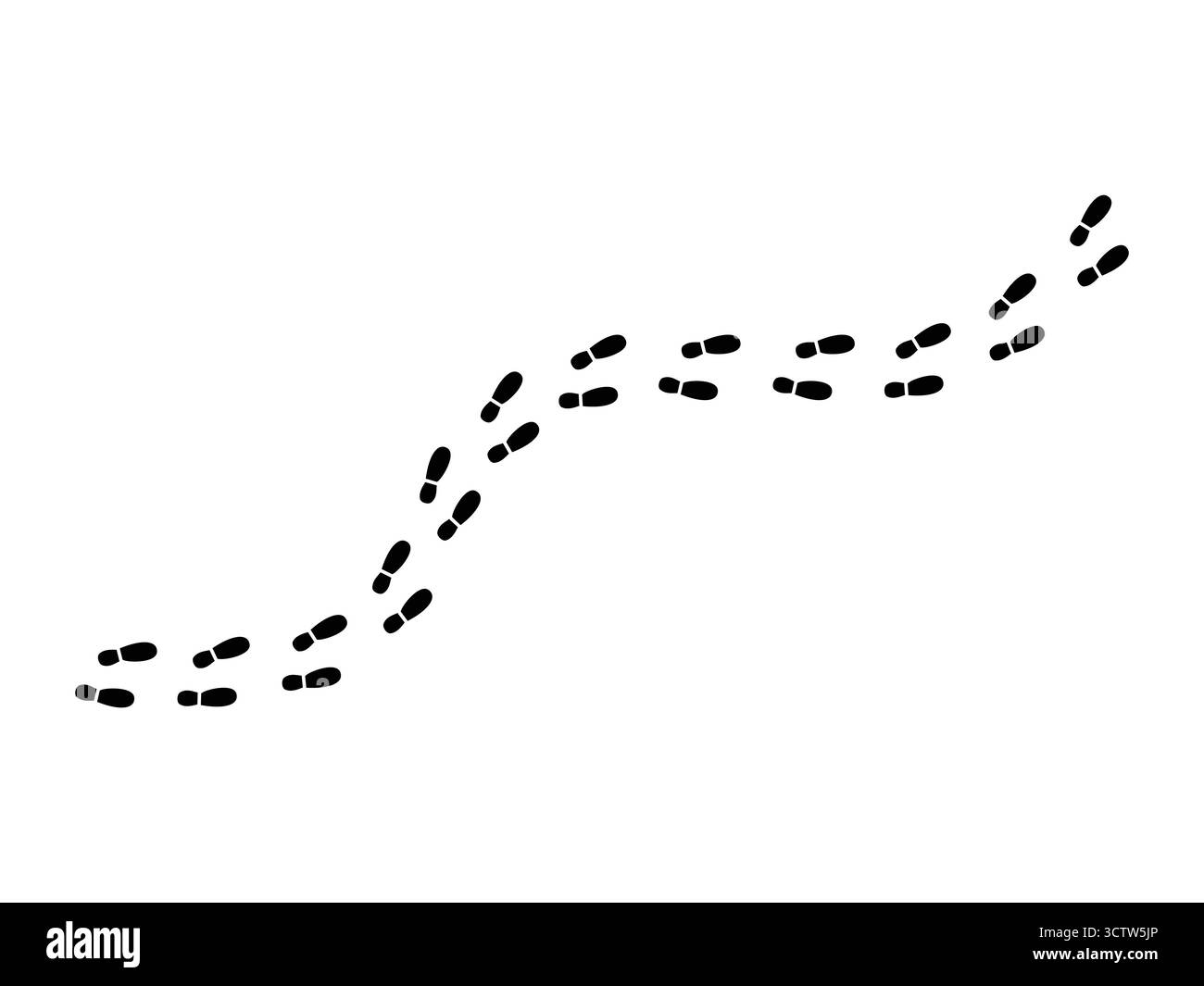 Steps on path in Stock Vector Images - Alamy