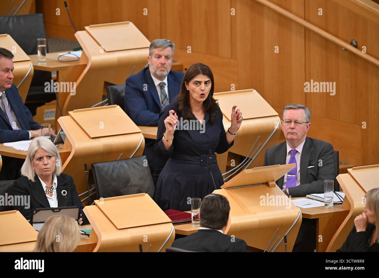 Edinburgh Scotland, UK 08 October 2025. Dr Pam Gosal MSP at the ...