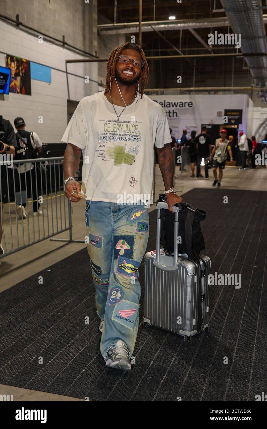 Kansas City Chiefs cornerback Kristian Fulton arrives at the stadium ...