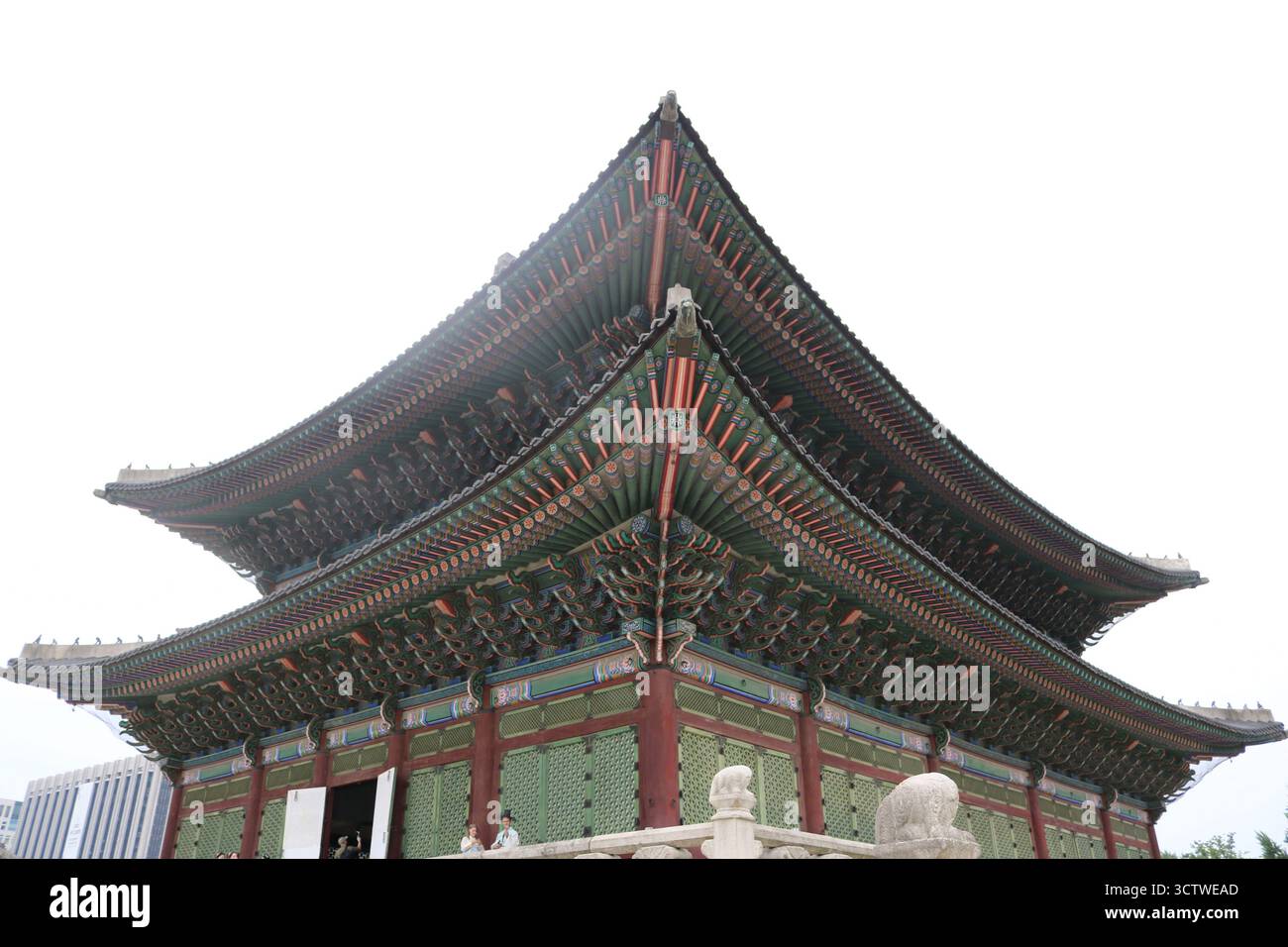 A photograph of Geunjeongjeon, the Imperial Throne Hall at ...