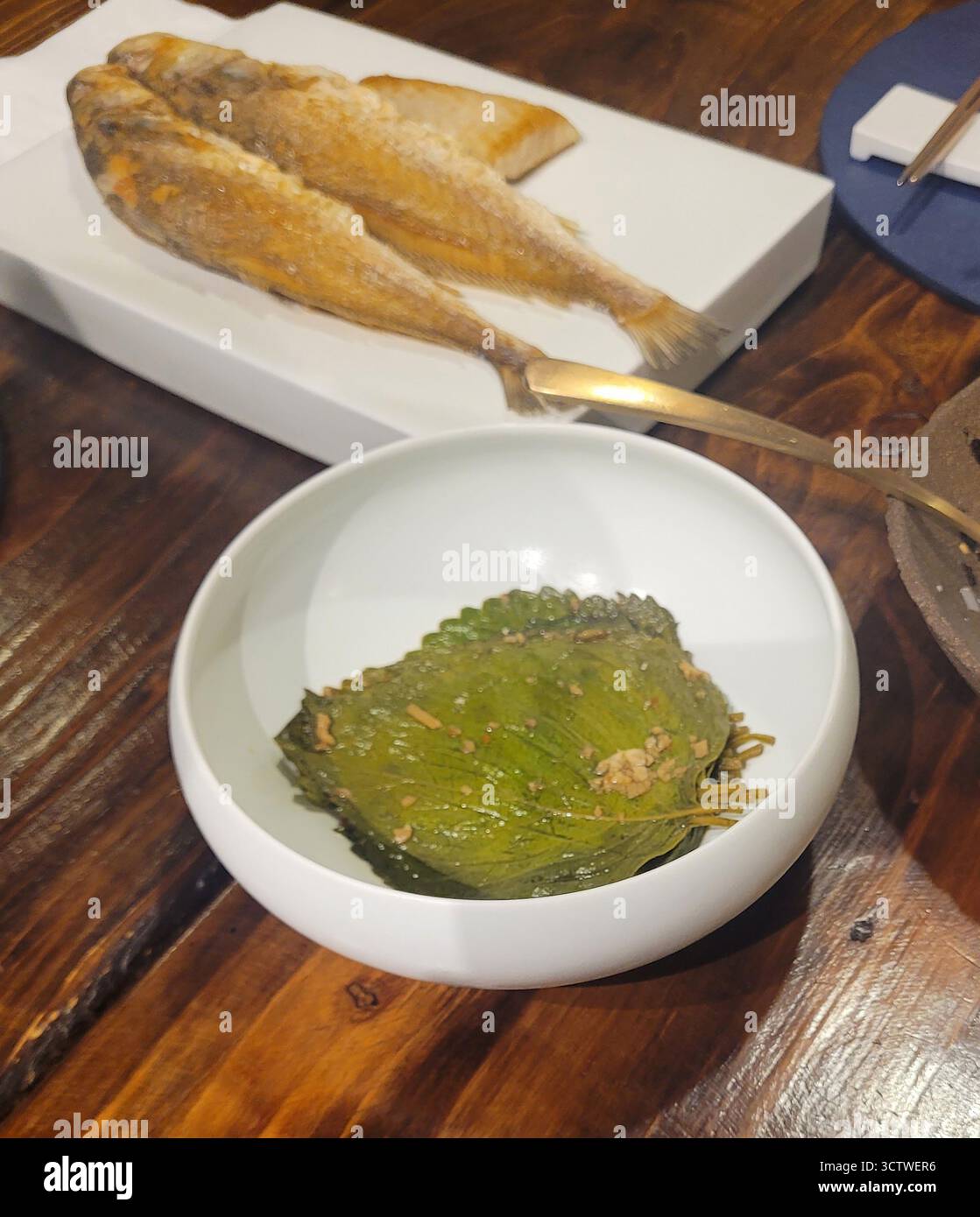 A photograph of traditional Korean cuisine in Gyeongju, South Korea ...