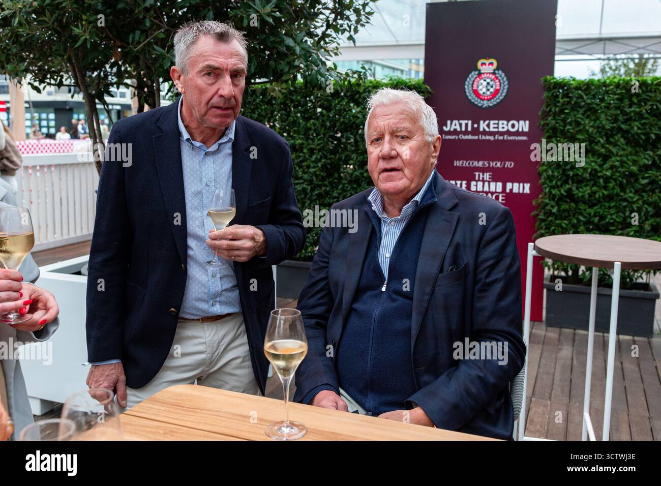 Knokke Heist, Belgium. 08th Oct, 2025. Patrick Lefevere (R) pictured ...