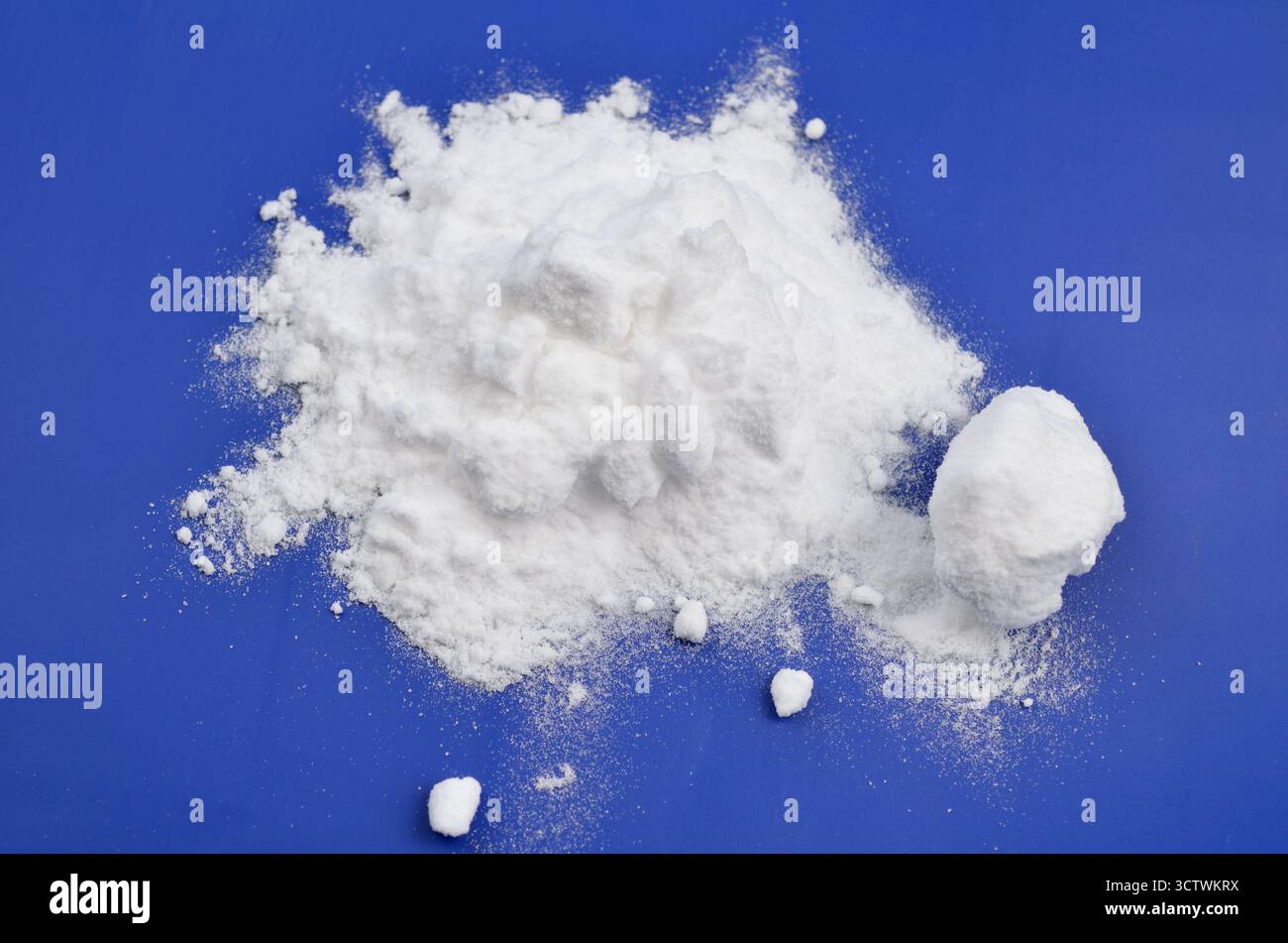 Potassium bitartrate, also known as potassium hydrogen tartrate, with ...