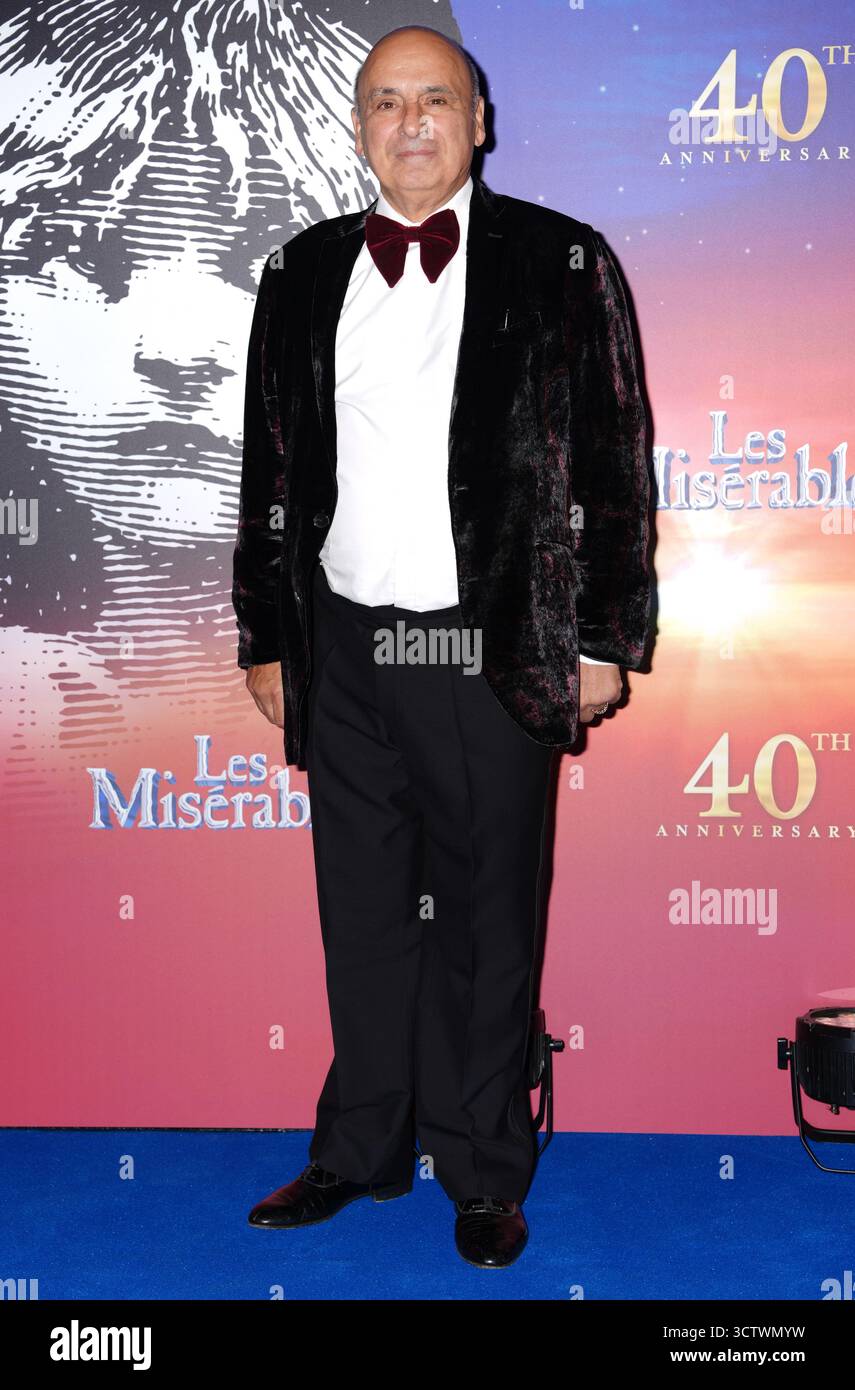 Peter Polycarpou attending the Les Miserables 40th anniversary gala at ...