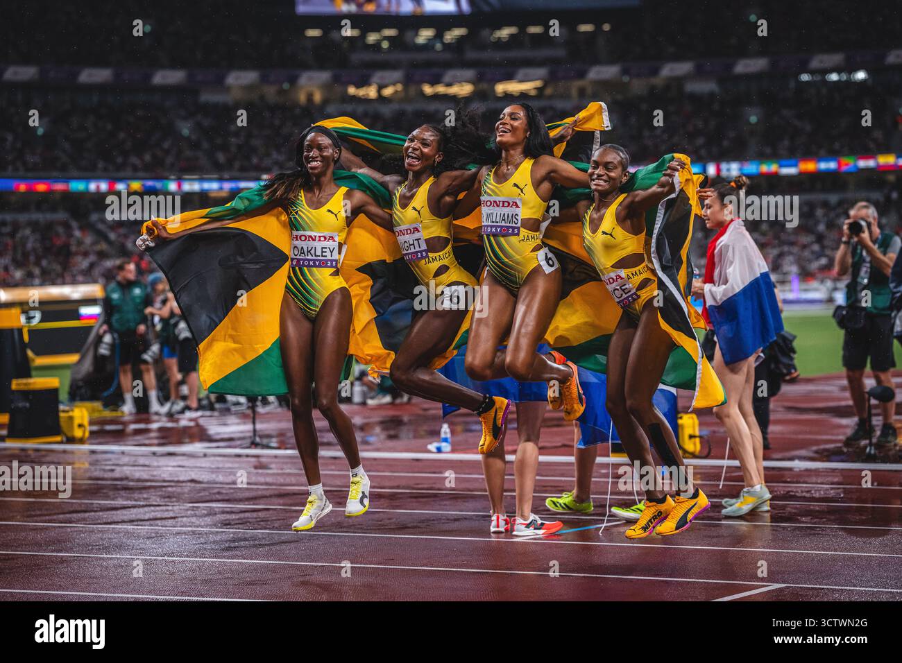 Stacey-Ann Williams,Nickisha Pryce,Andrenette Knight and Dejanea Oakley ...