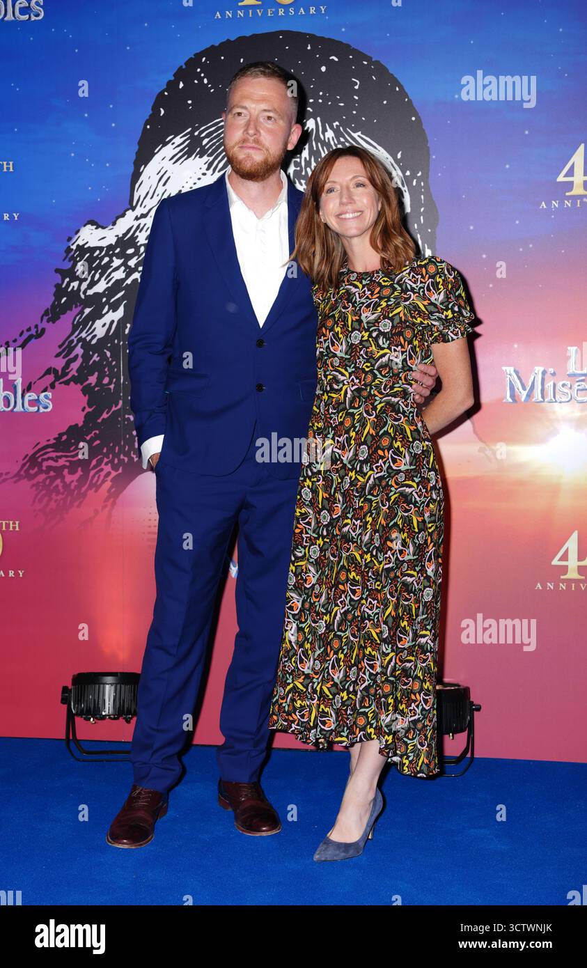 David Thaxton attending the Les Miserables 40th anniversary gala at the Sondheim Theatre, London ...