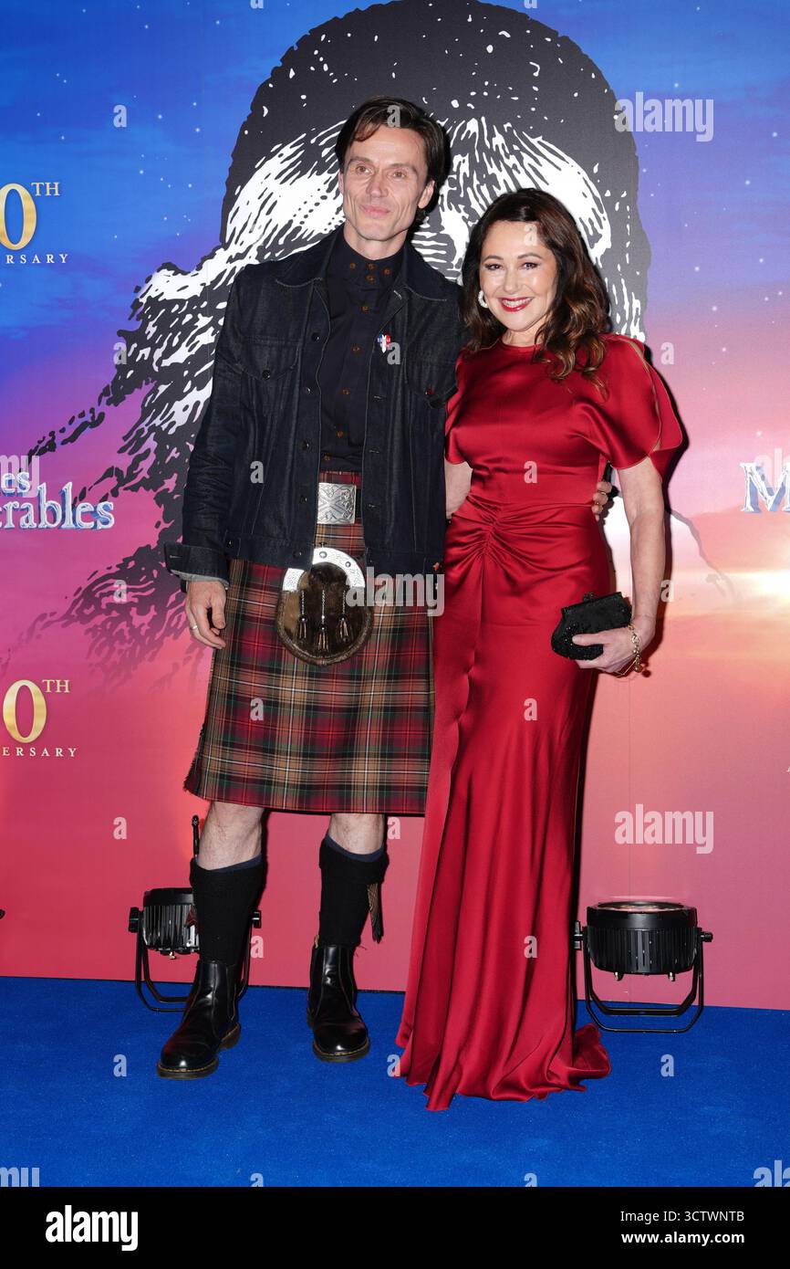 Norman Bowman and Frances Ruffelle attend the Les Miserables 40th ...