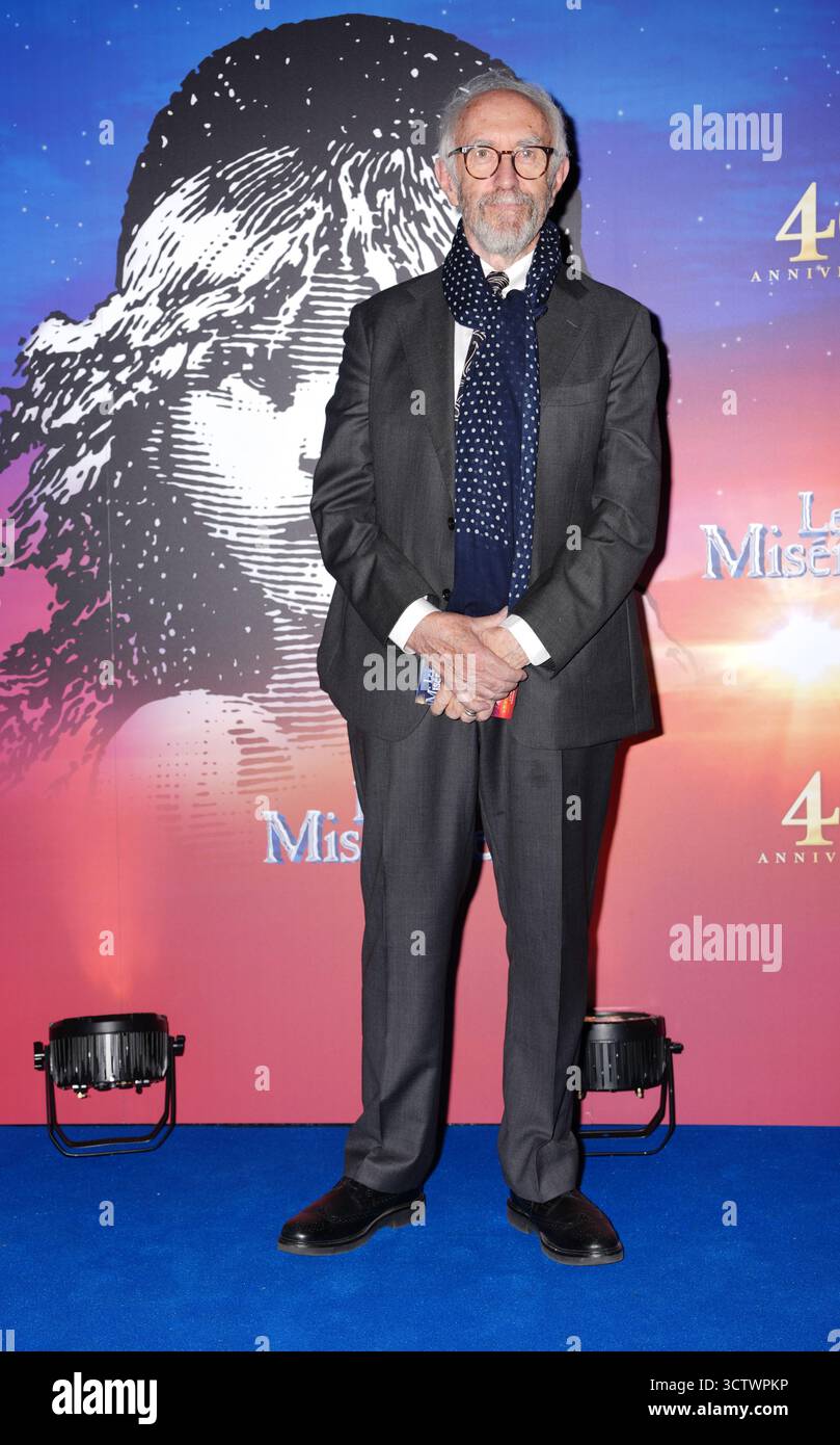 Jonathan Pryce attending the Les Miserables 40th anniversary gala at ...