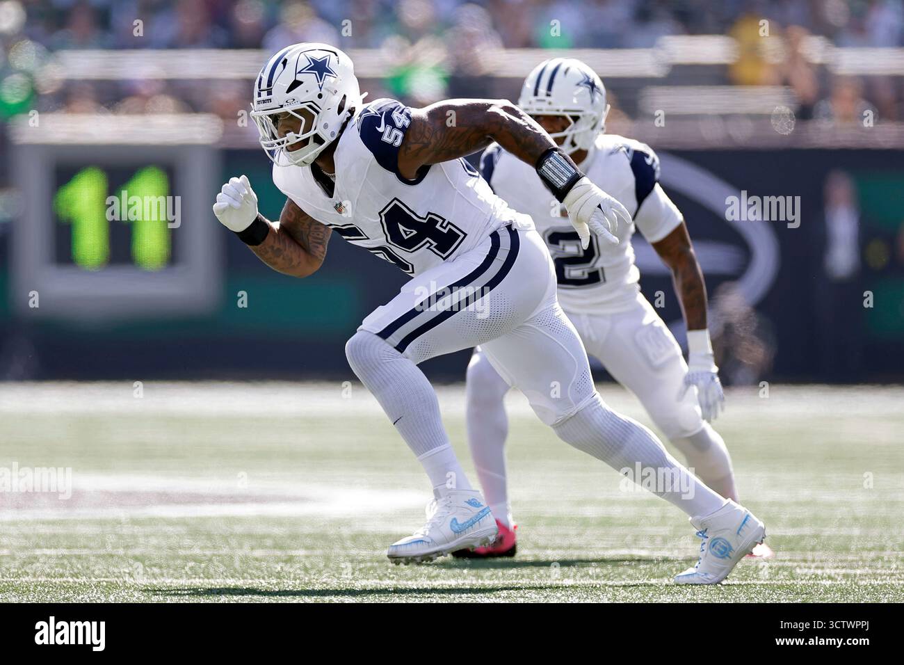 Dallas Cowboys defensive end Sam Williams (54) defends during an NFL ...