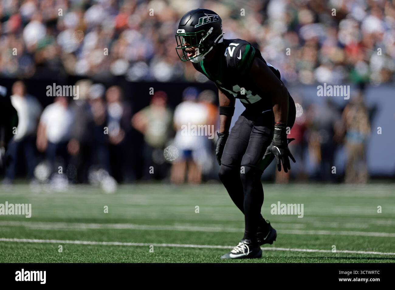 New York Jets cornerback Brandon Stephens (21) during an NFL football ...