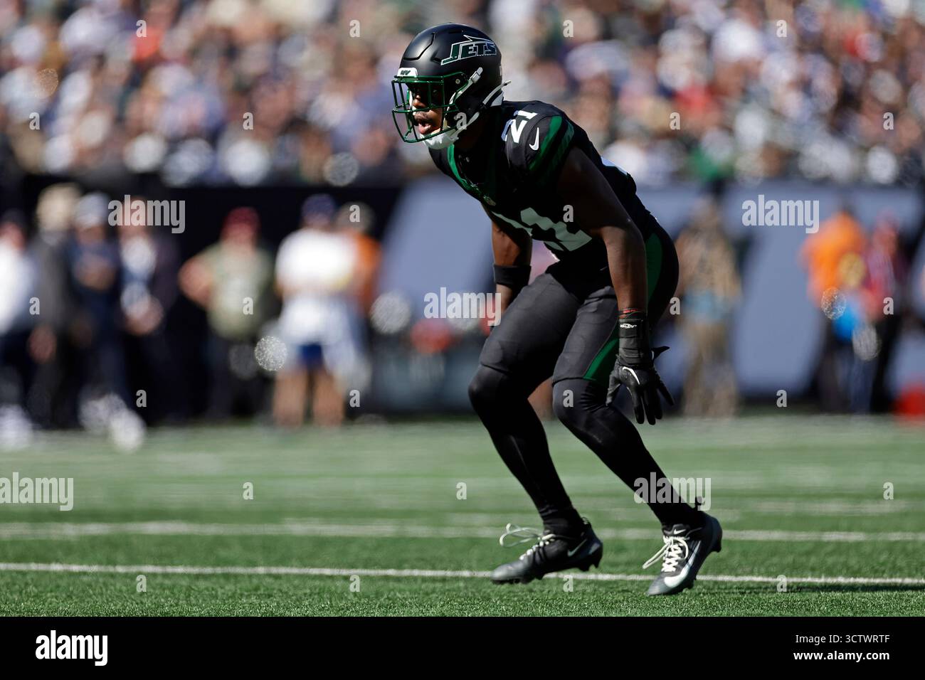 New York Jets cornerback Brandon Stephens (21) during an NFL football ...