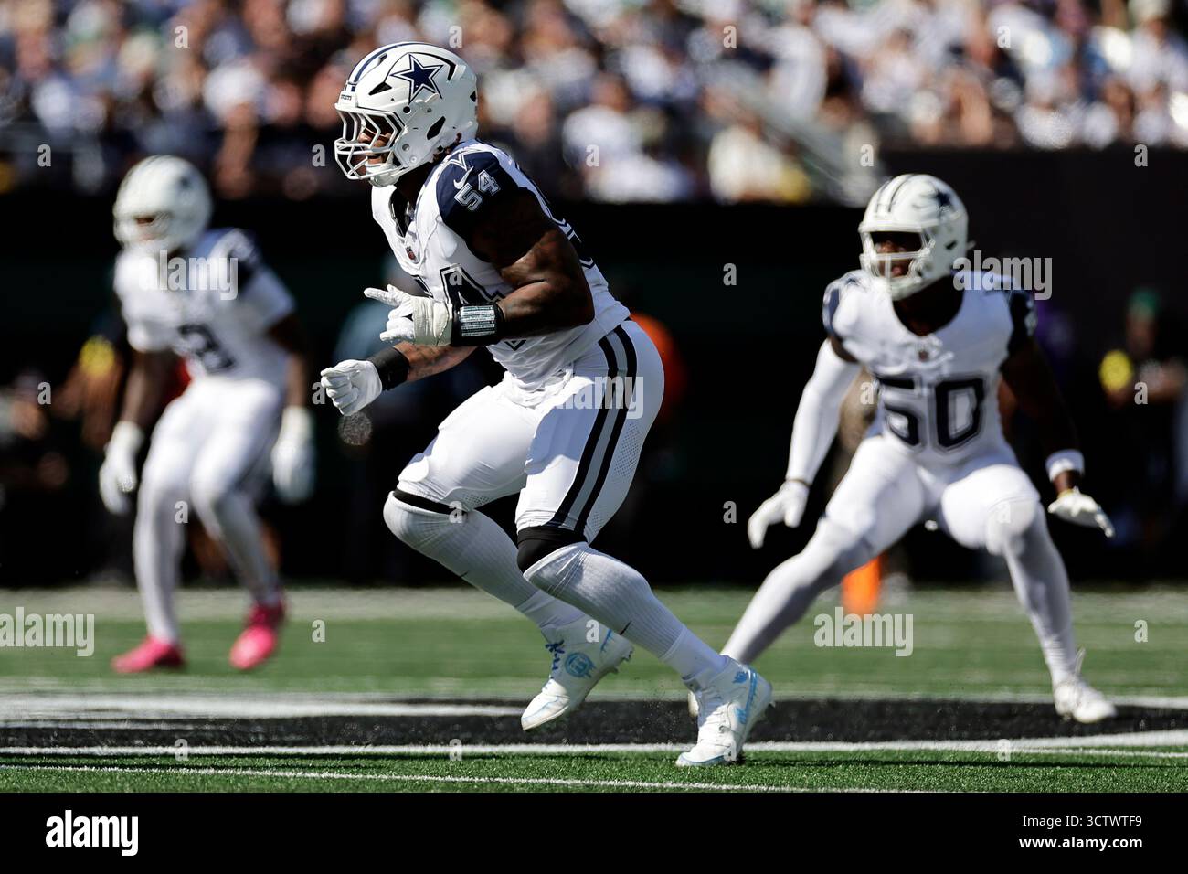 Dallas Cowboys defensive end Sam Williams (54) defends during an NFL ...