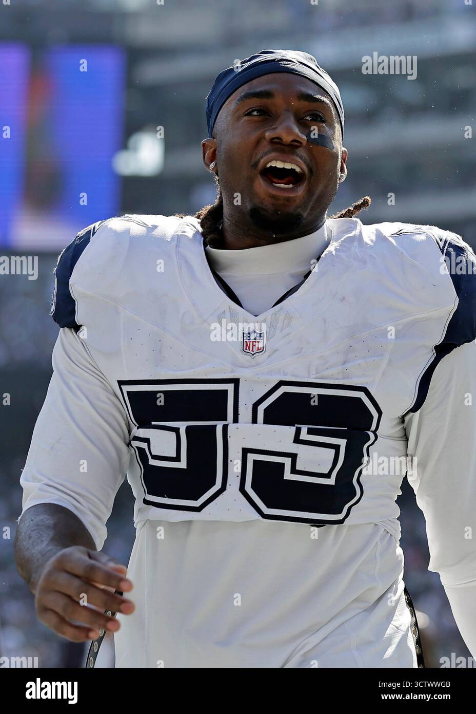 Dallas Cowboys defensive end James Houston (53) runs off the field ...