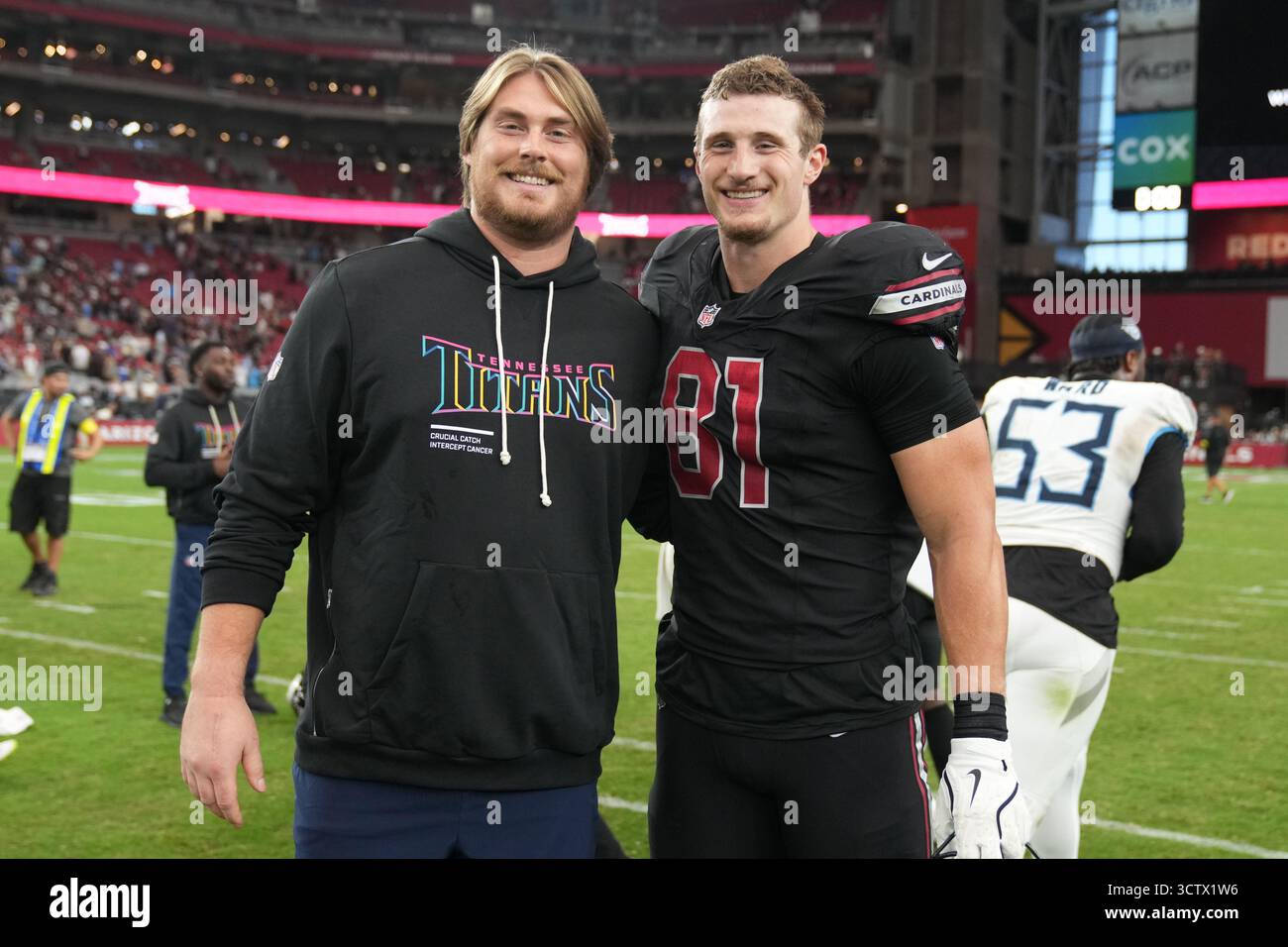 Arizona Cardinals tight end Travis Vokolek (81) prior to an NFL ...