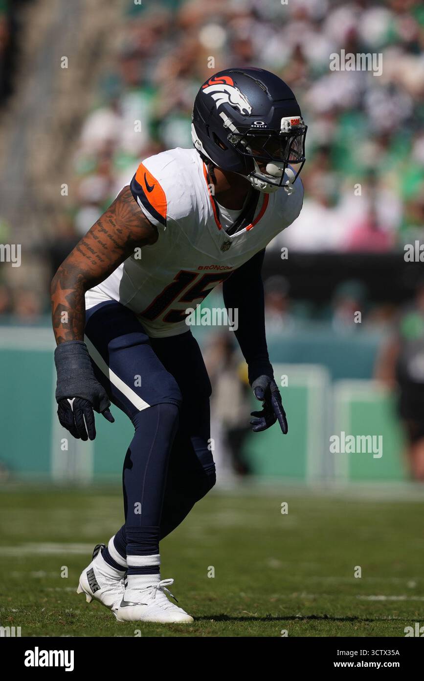 Denver Broncos' Nik Bonitto plays during an NFL football game against ...