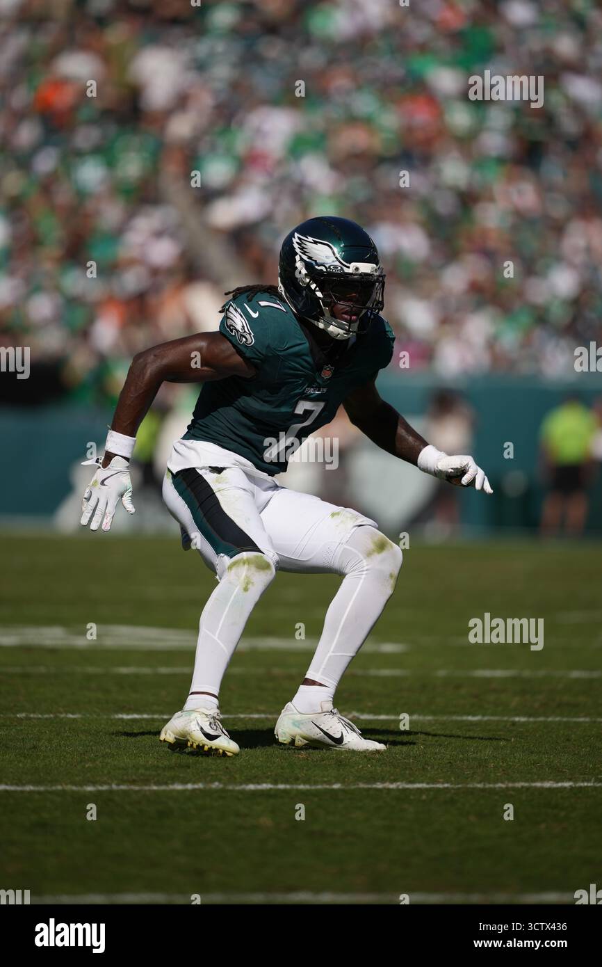 Philadelphia Eagles' Kelee Ringo plays during an NFL football game ...