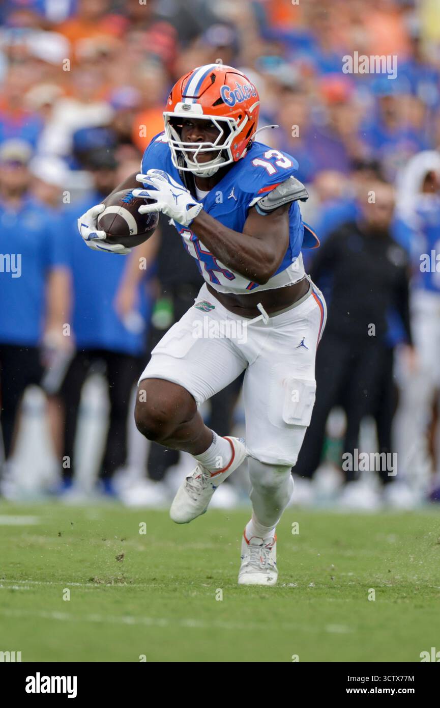 GAINESVILLE, FL - OCTOBER 04: Florida Gators running back Jadan Baugh ...