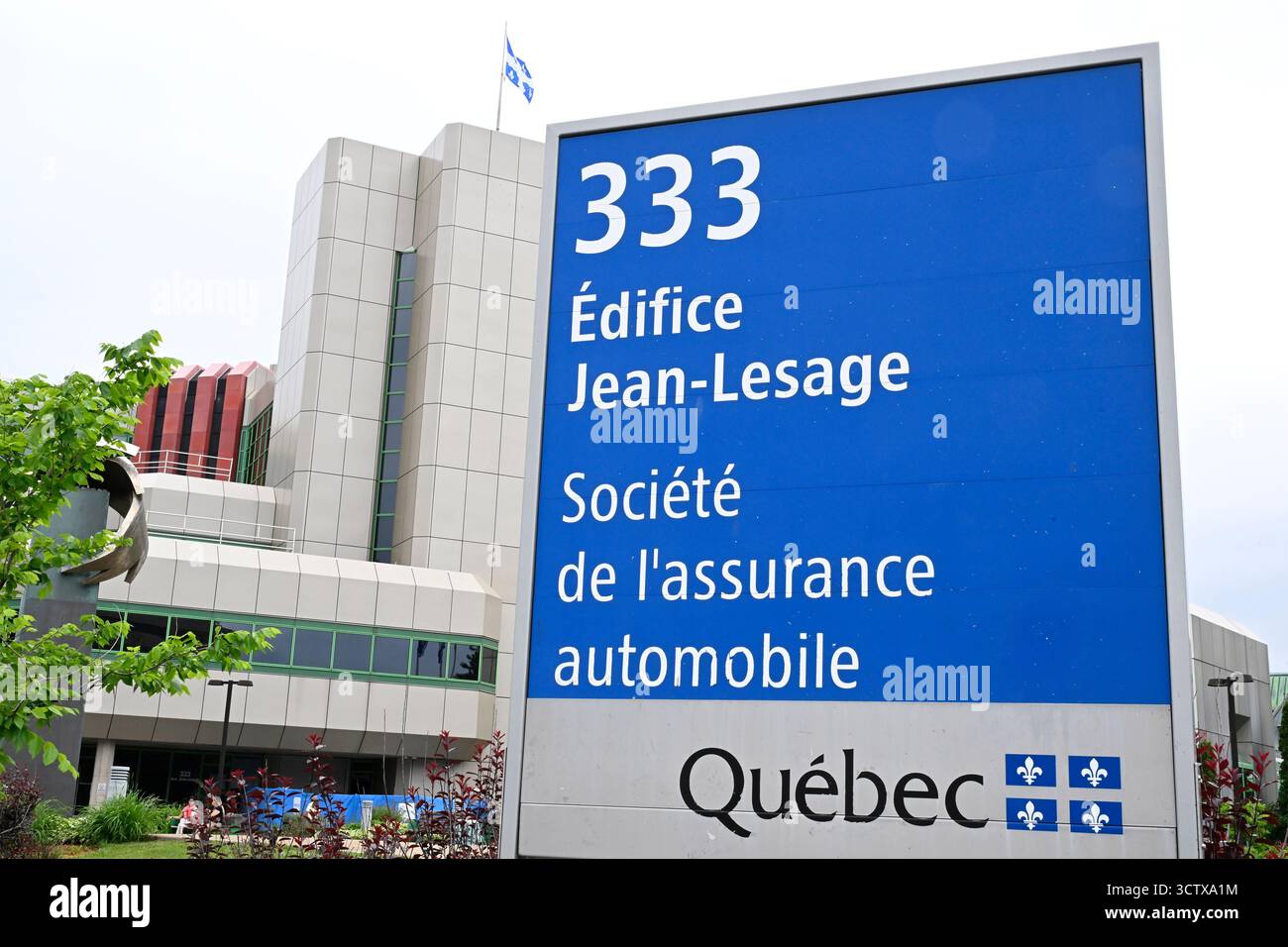 Le siège social de la Société d'assurance automobile du Québec (SAAQ) à ...