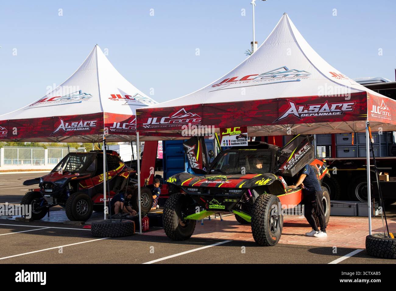 Fes, Maroc. 08th Oct, 2025. 207 CECCALDI Jean-Luc (FRA), ALVES Guilhem ...