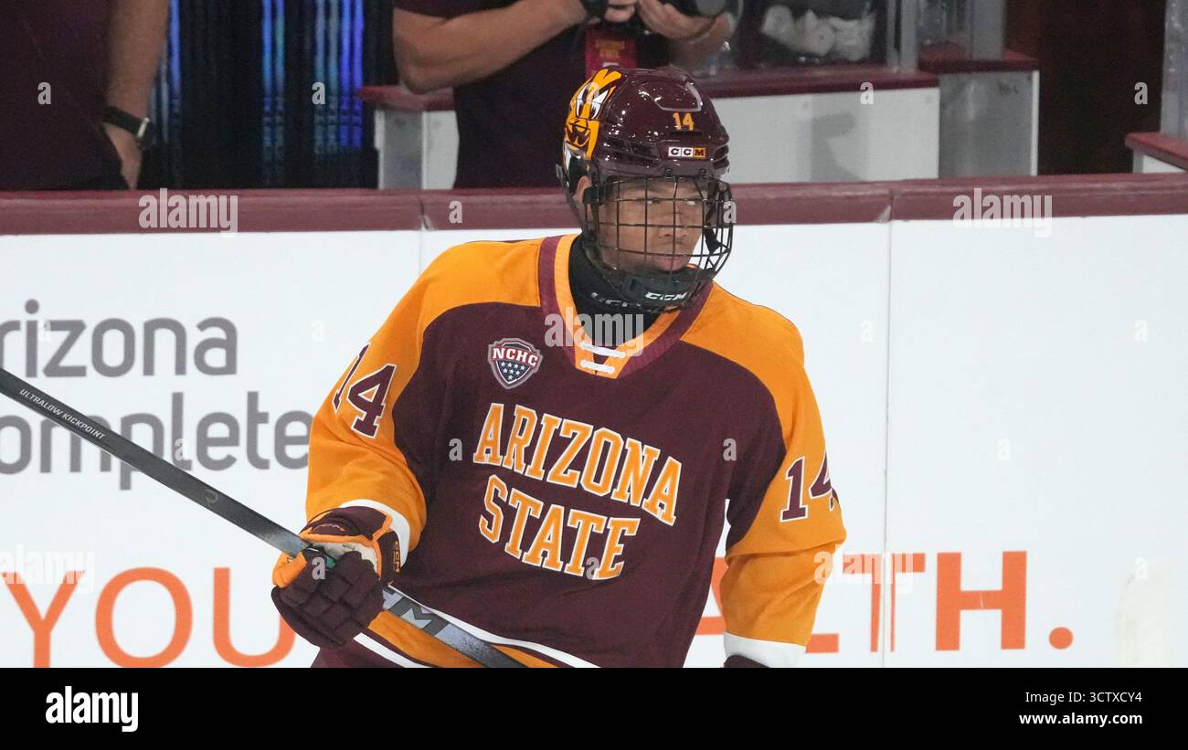 Arizona State's Carmelo Crandell (14) against Penn State during an NCAA ...