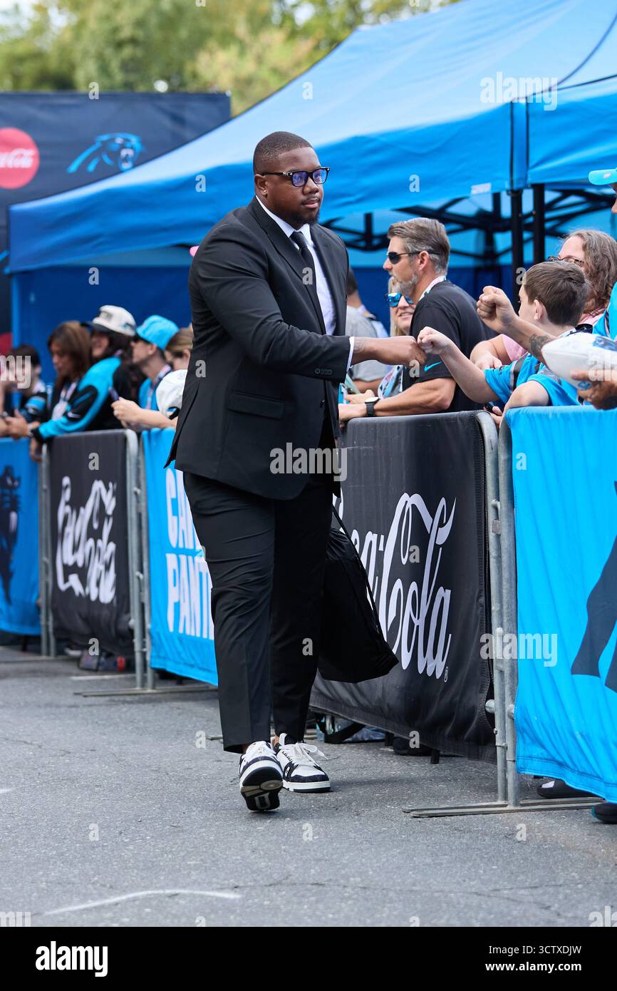 Carolina Panthers defensive tackle LaBryan Ray arrives at Bank of ...