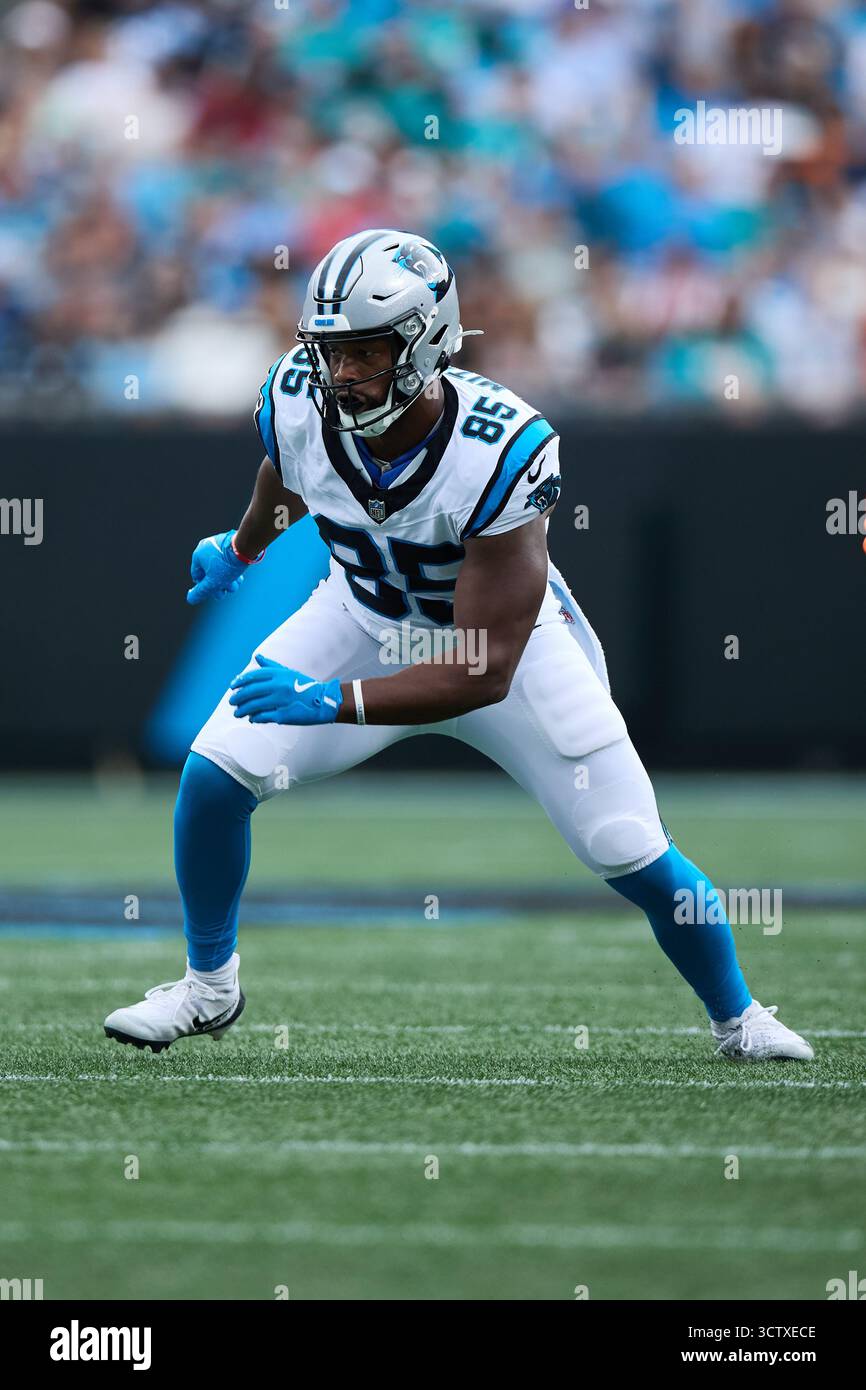 Carolina Panthers tight end James Mitchell (85) runs a route during an ...