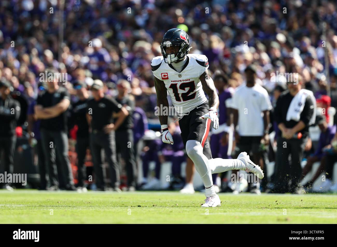Houston Texans wide receiver Nico Collins (12) in action during the ...