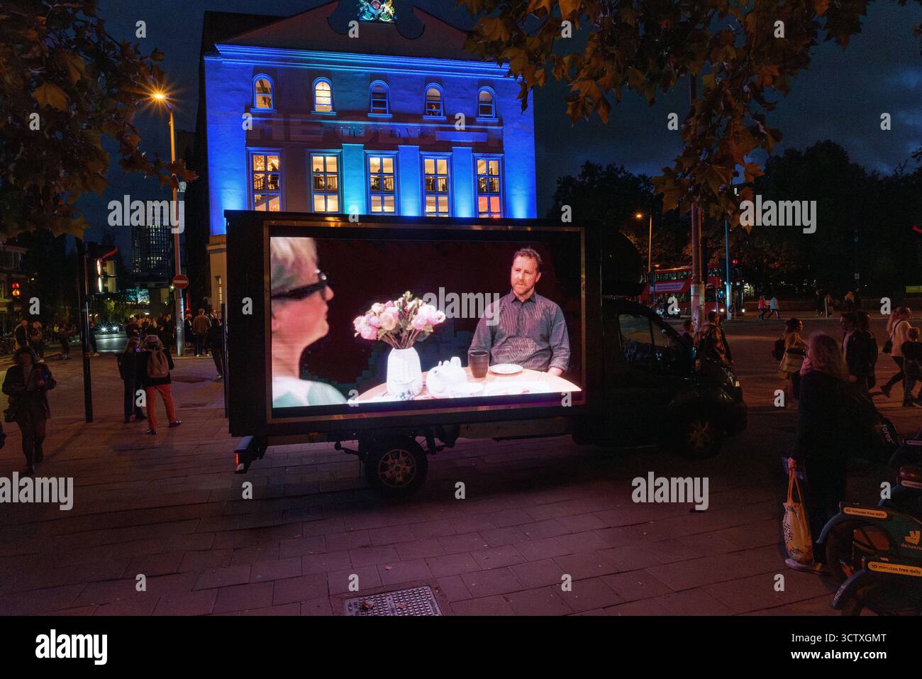 London, UK. 8 October, 2025. Activists from Culture Unstained protest ...