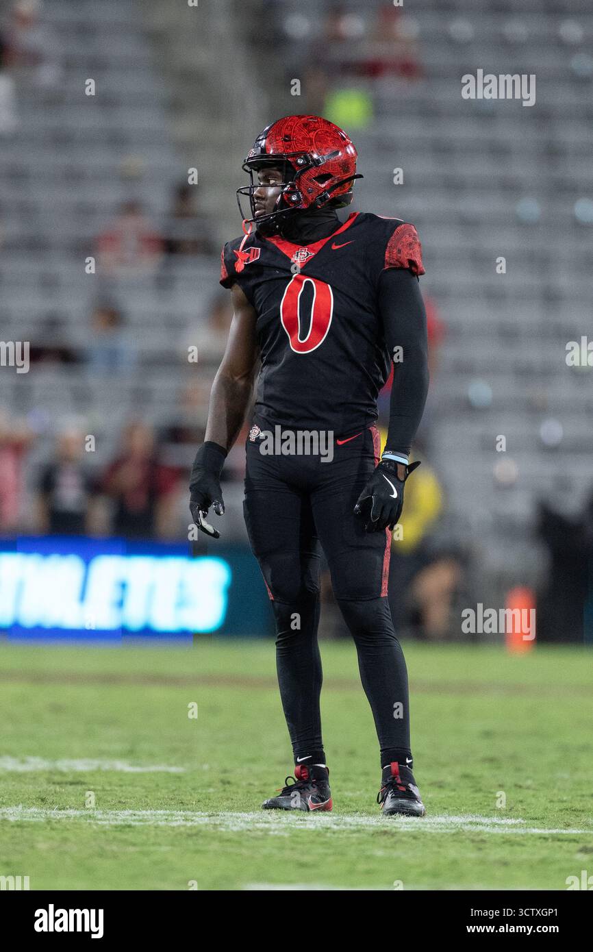 SAN DIEGO, CA - OCTOBER 03: San Diego State cornerback Bryce Phillips ...
