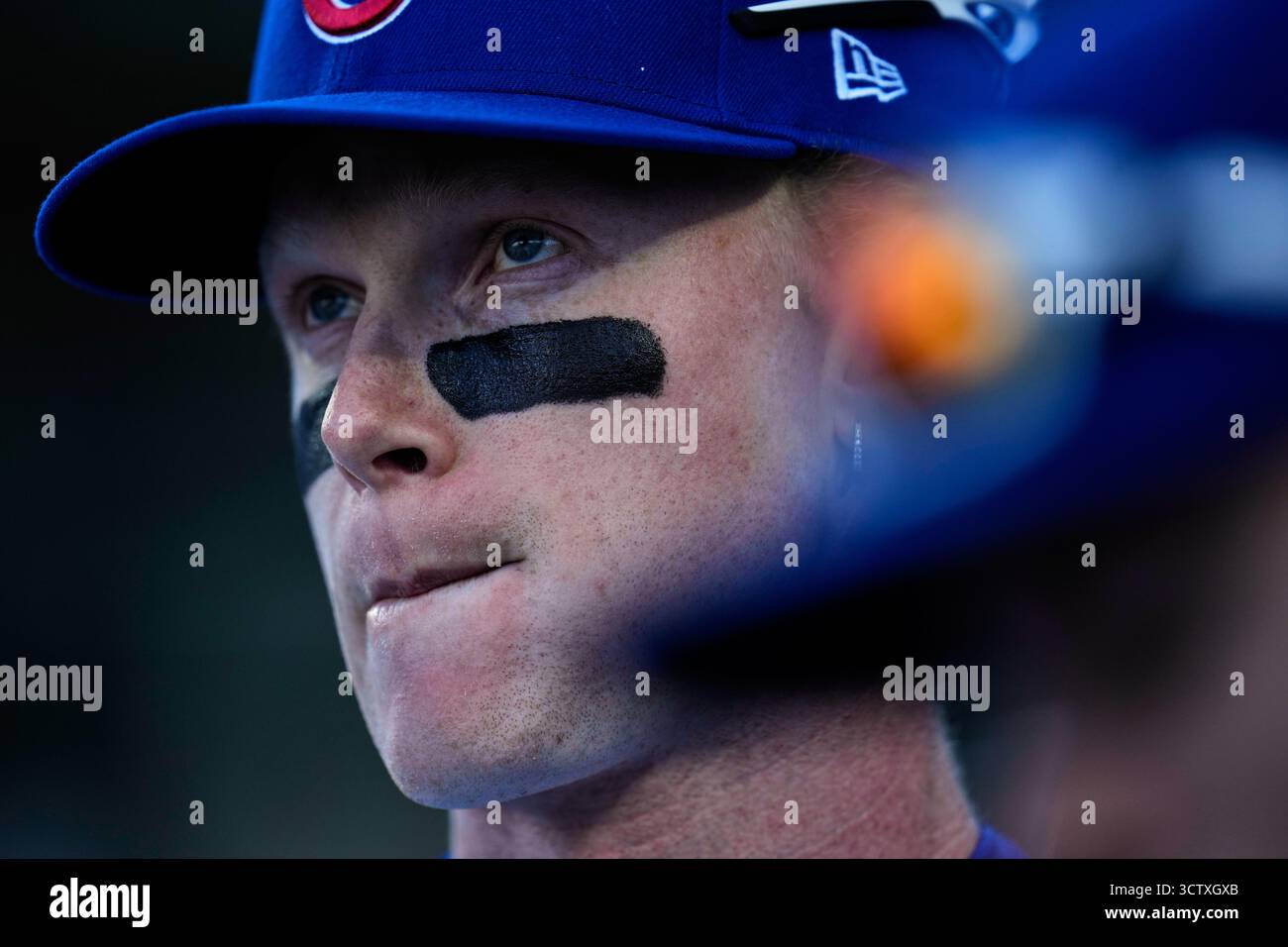Chicago Cubs' Pete Crow-Armstrong waits to take the field before Game 3 ...