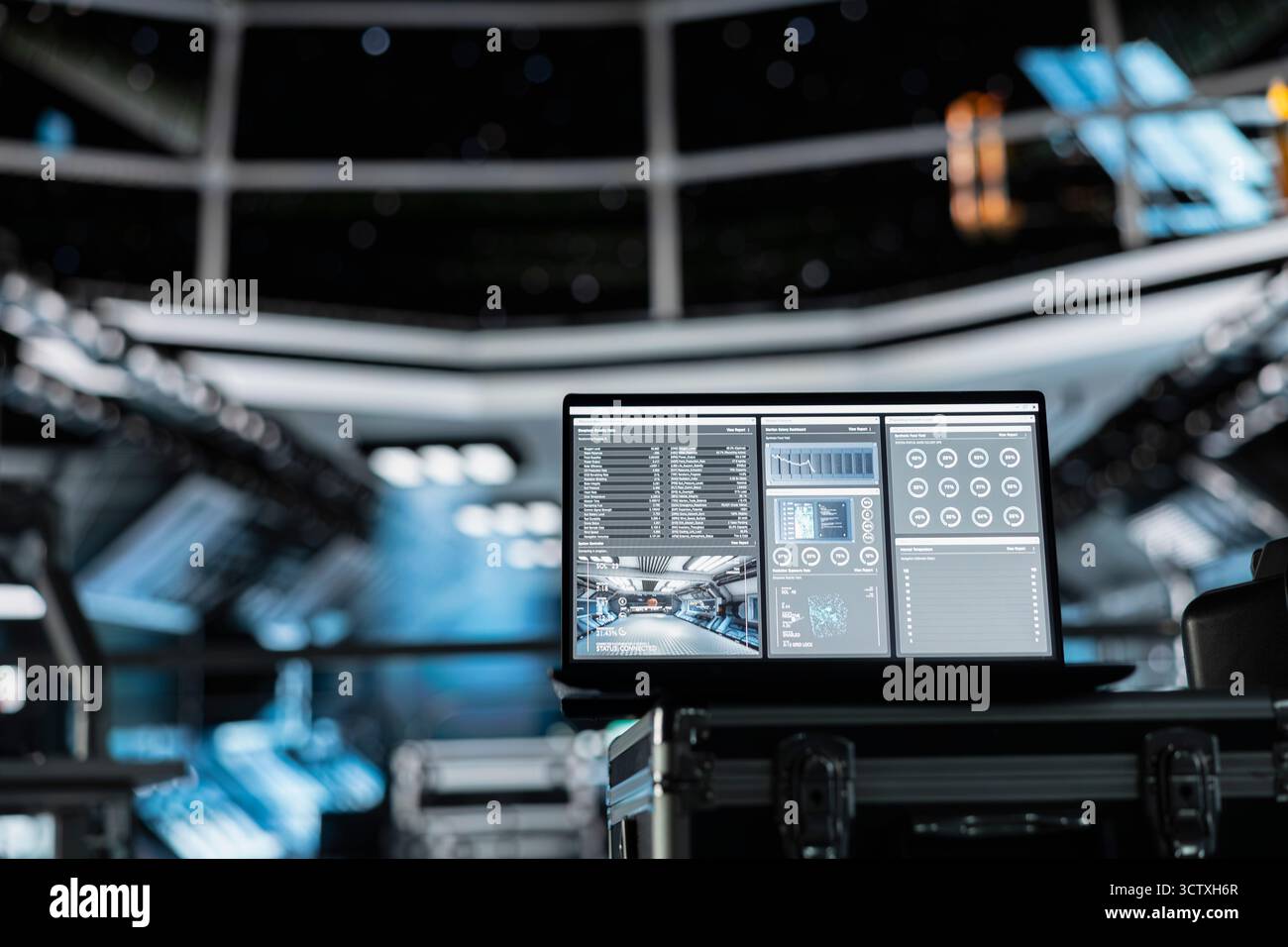 Displaying data interface panel hi-res stock photography and images - Alamy