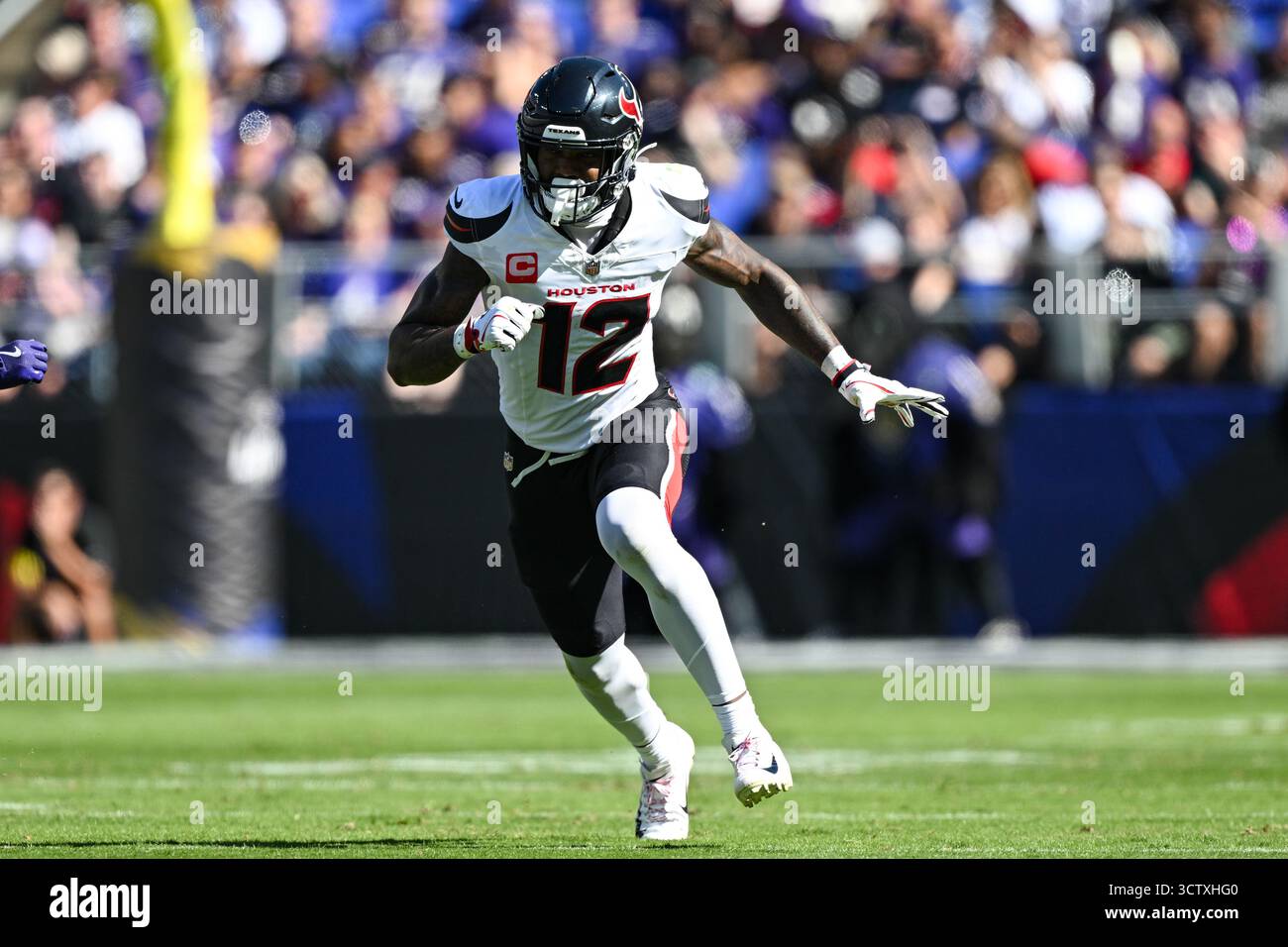 Houston Texans wide receiver Nico Collins (12) in action during the ...