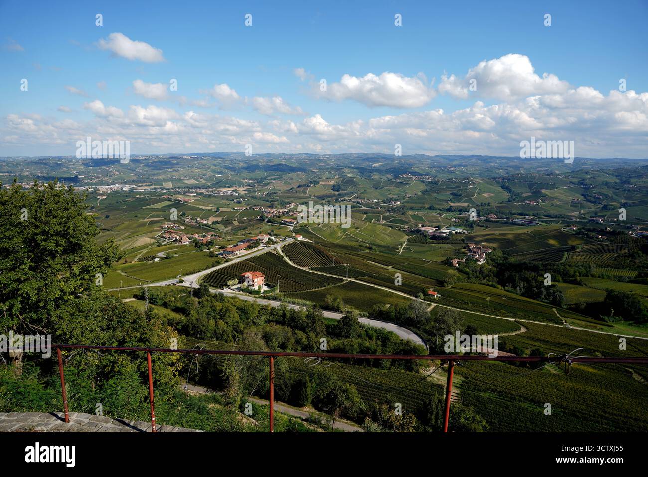 RECORD DATE NOT STATED view over the landscape from la Morra in Piemont ...