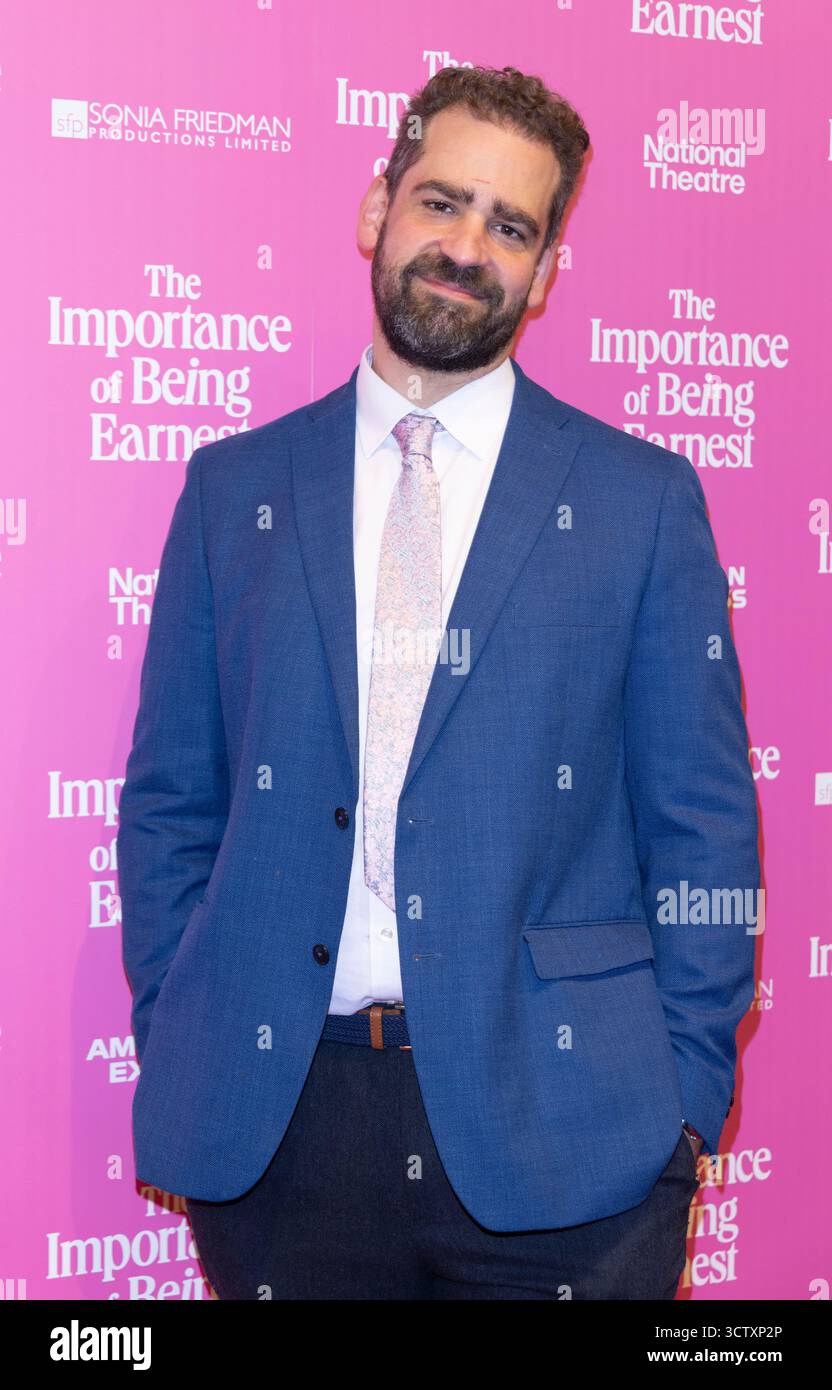 Max Webster attending the press night for "The Importance of Being ...