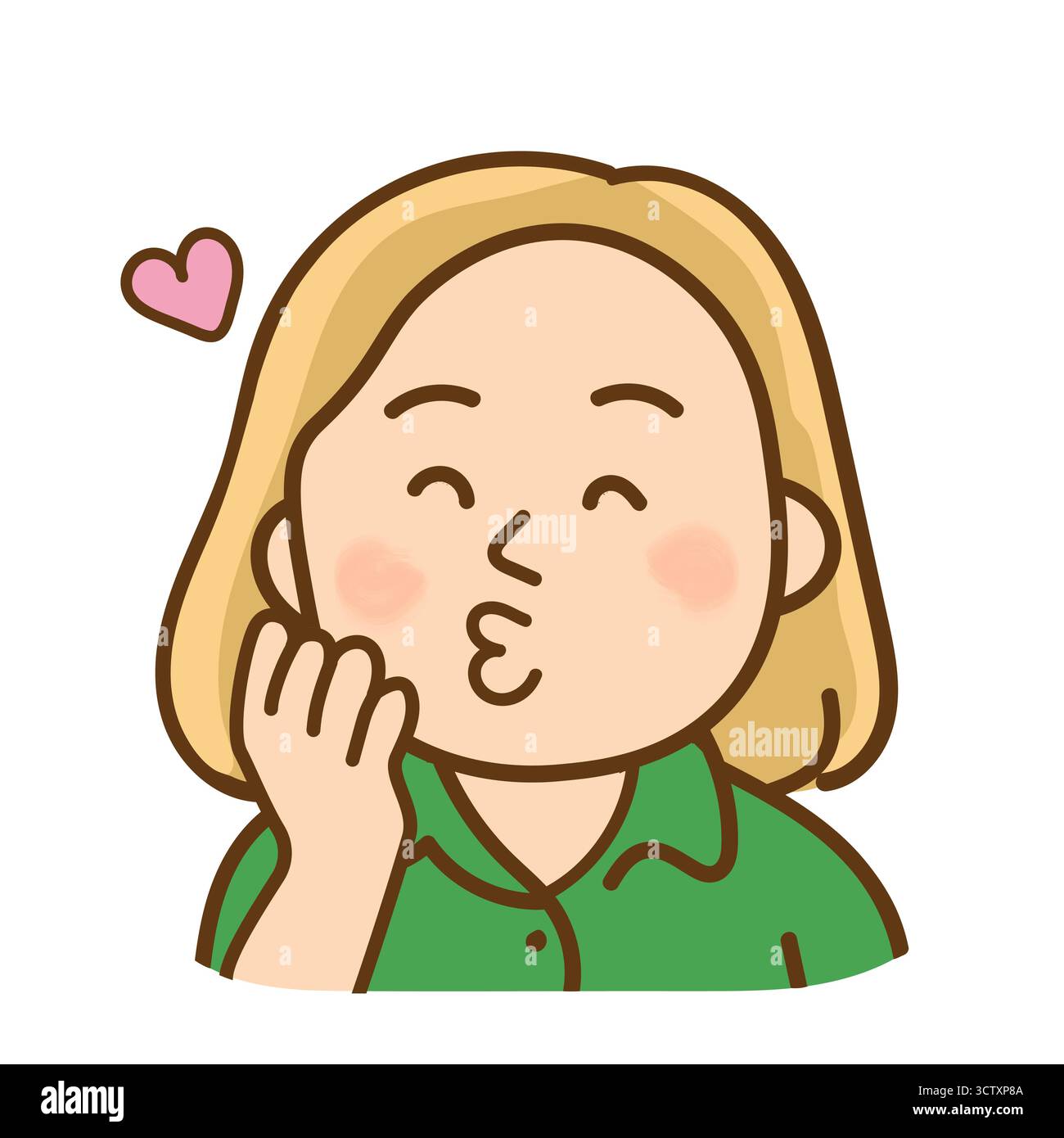 Facial expression warm Cut Out Stock Images & Pictures - Alamy