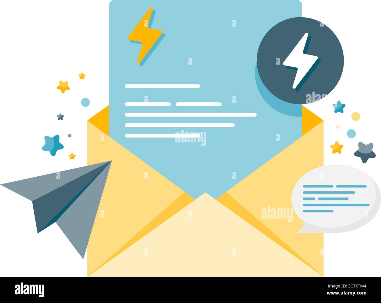 Messaging vector vectors hi-res stock photography and images - Alamy