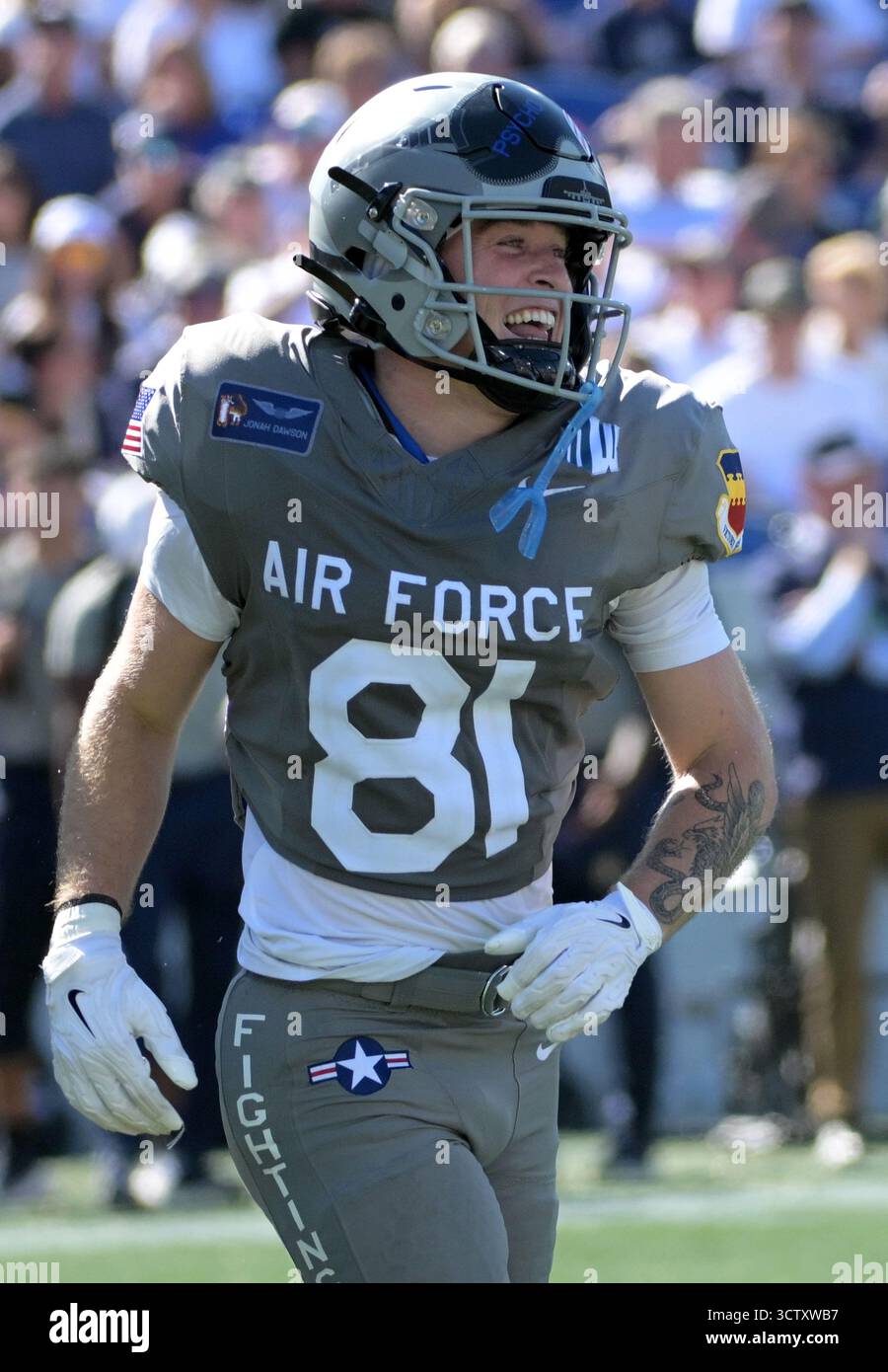 ANNAPOLIS, MD - OCTOBER 04: Air Force Falcons wide receiver Jonah ...