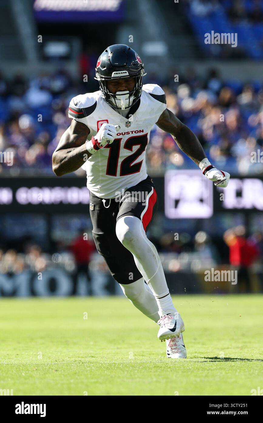 Houston Texans wide receiver Nico Collins (12) in action during the ...
