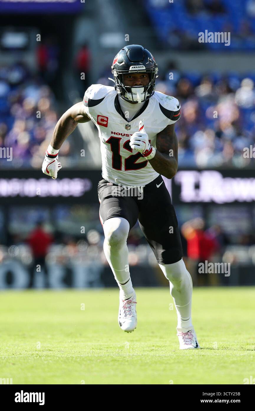 Houston Texans wide receiver Nico Collins (12) in action during the ...