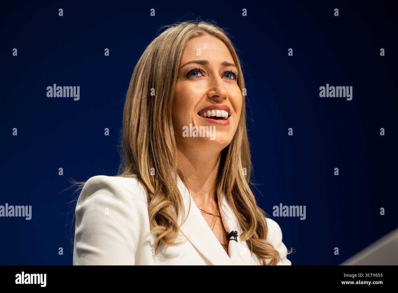 Manchester, UK. 07 OCT, 2025. Laura Trott, Shadow Secretary of State ...