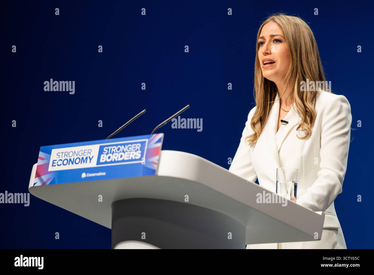 Manchester, UK. 07 OCT, 2025. Laura Trott, Shadow Secretary of State ...