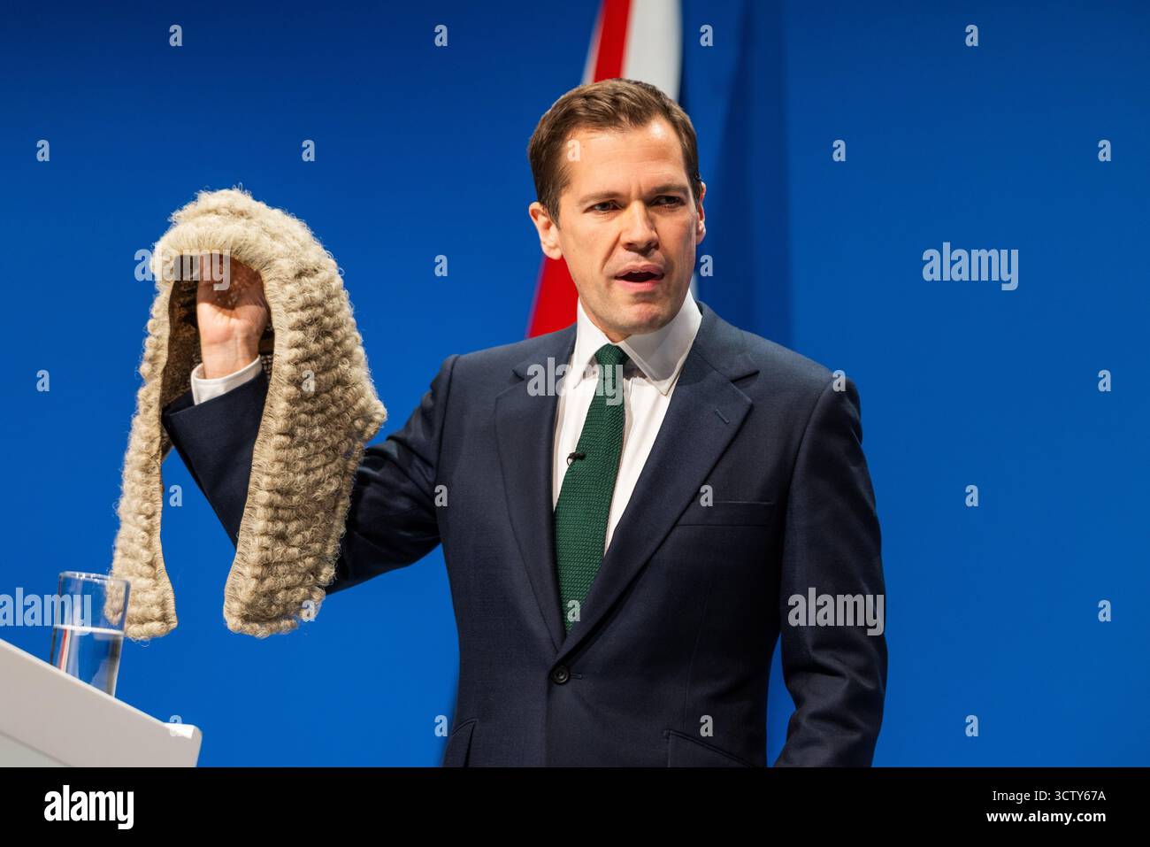 Manchester, UK. 07 OCT, 2025. Robert Jenrick, Shadow Secretary of State ...