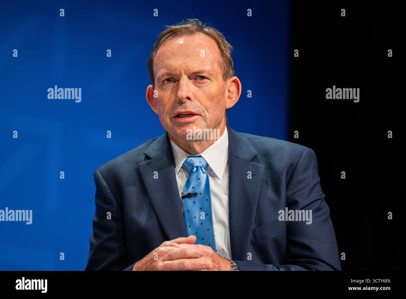 Manchester, UK. 07 OCT, 2025. Tony Abbott, former Prime Minister of ...