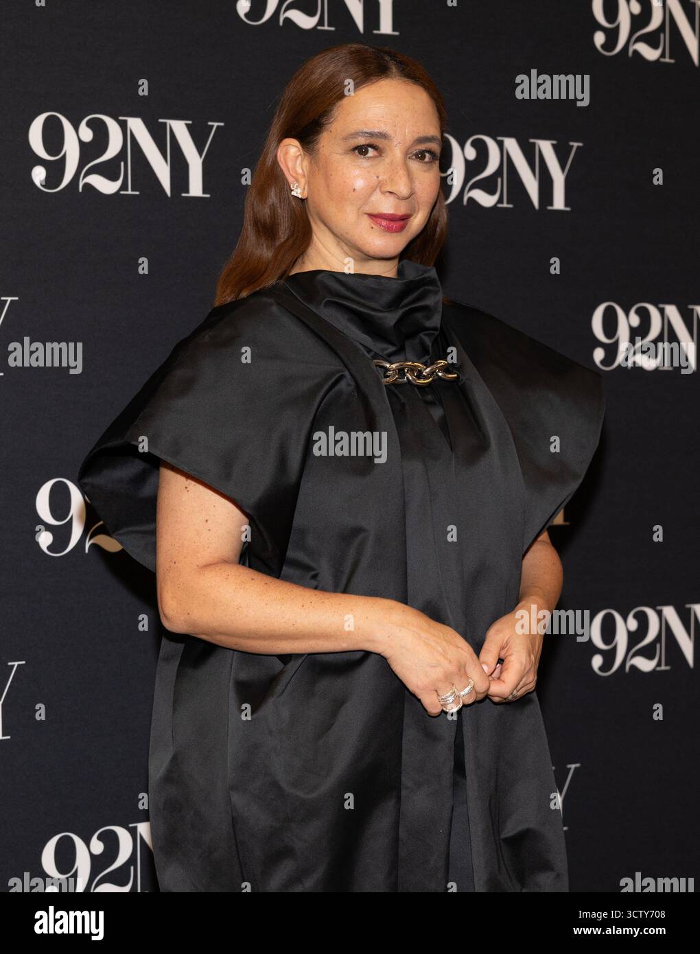 Maya Rudolph poses backstage before discussing the Apple TV+ television ...