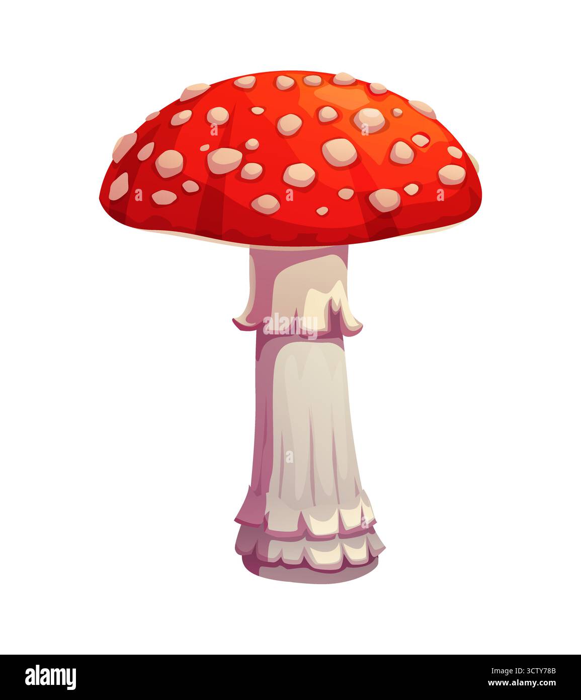 Poisonous deadly fungus amanita Cut Out Stock Images & Pictures - Alamy