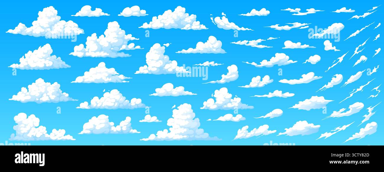 Summer anime manga sky Stock Vector Images - Alamy