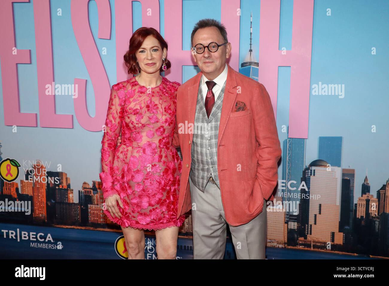 Actors Carrie Preston, left, and Michael Emerson attend the "Elsbeth ...