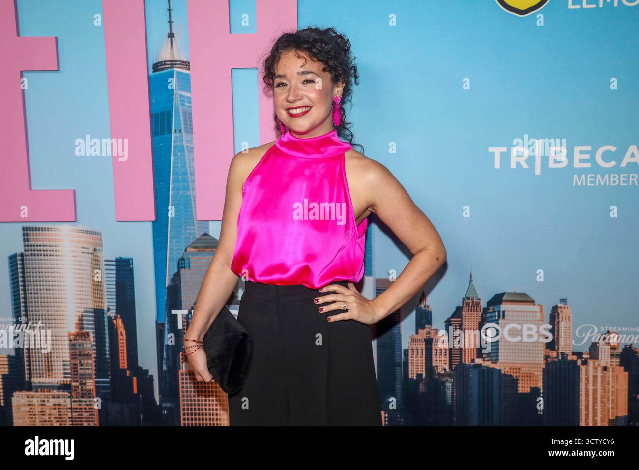 Actor Sarah Steele attends the "Elsbeth" Season 3 premiere at AMC ...