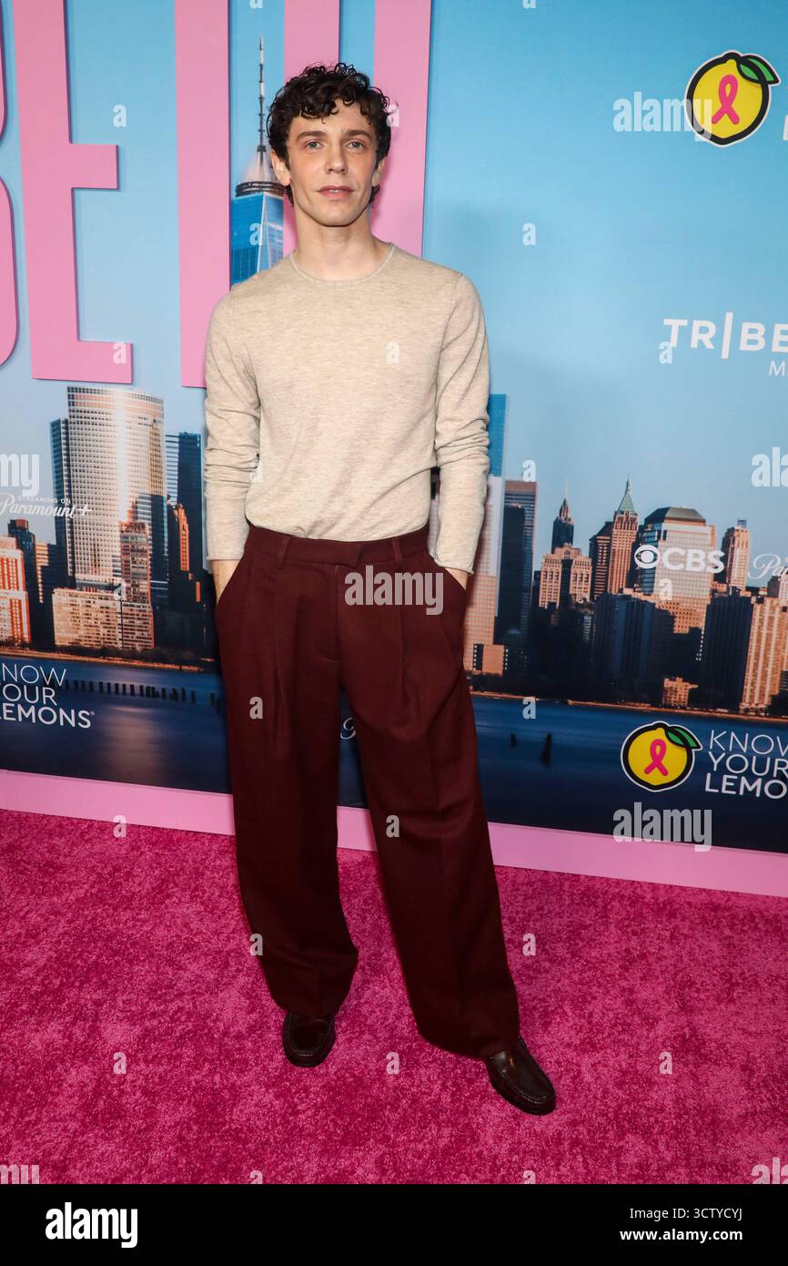 Actor Ben Levi Ross attends the "Elsbeth" Season 3 premiere at AMC ...